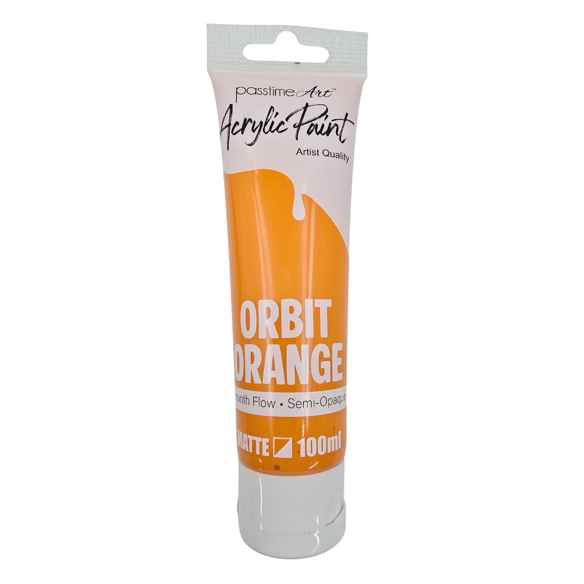 Acrylic Paint 100ml - Orbit Orange – Passtime Crafts