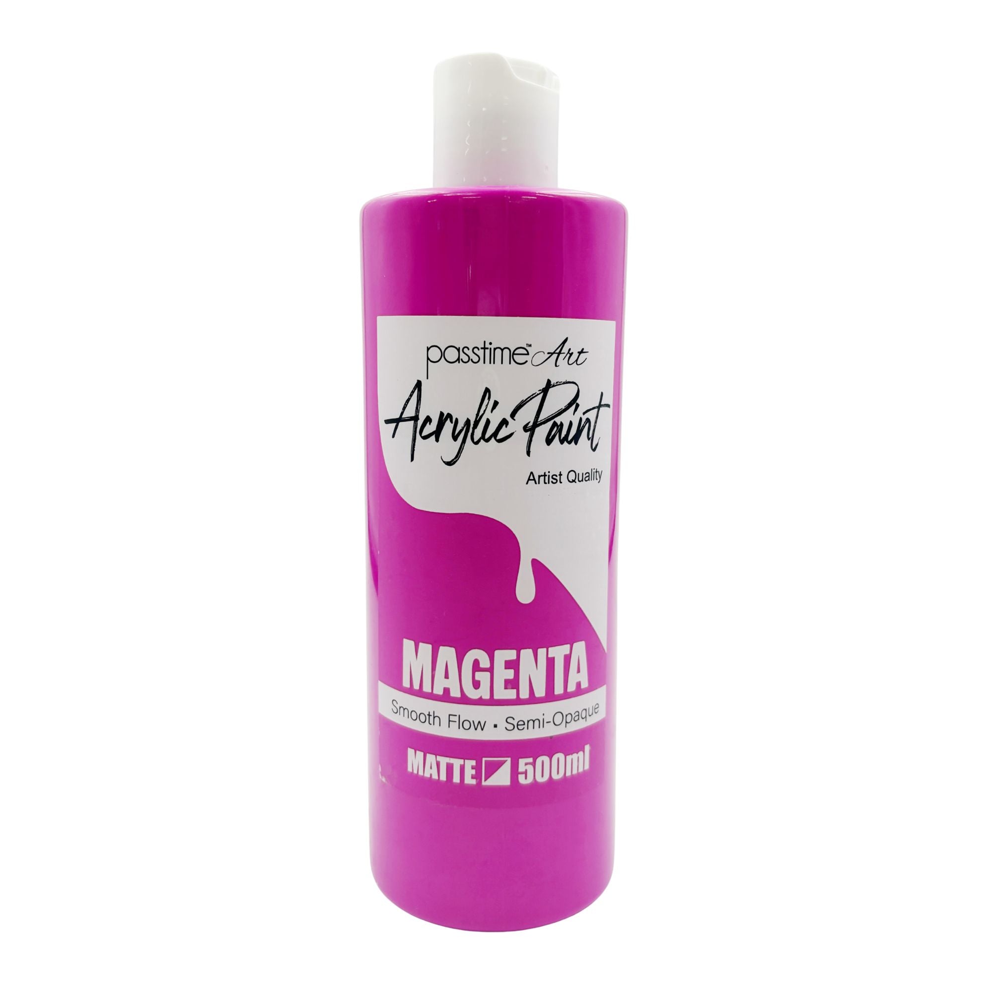 Acrylic Paint 500ml - Magenta – Passtime Crafts