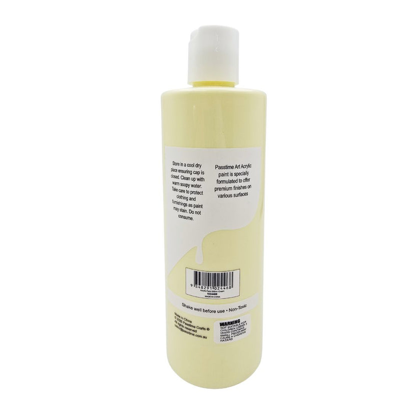Acrylic Paint 500ml - Cream – Passtime Crafts