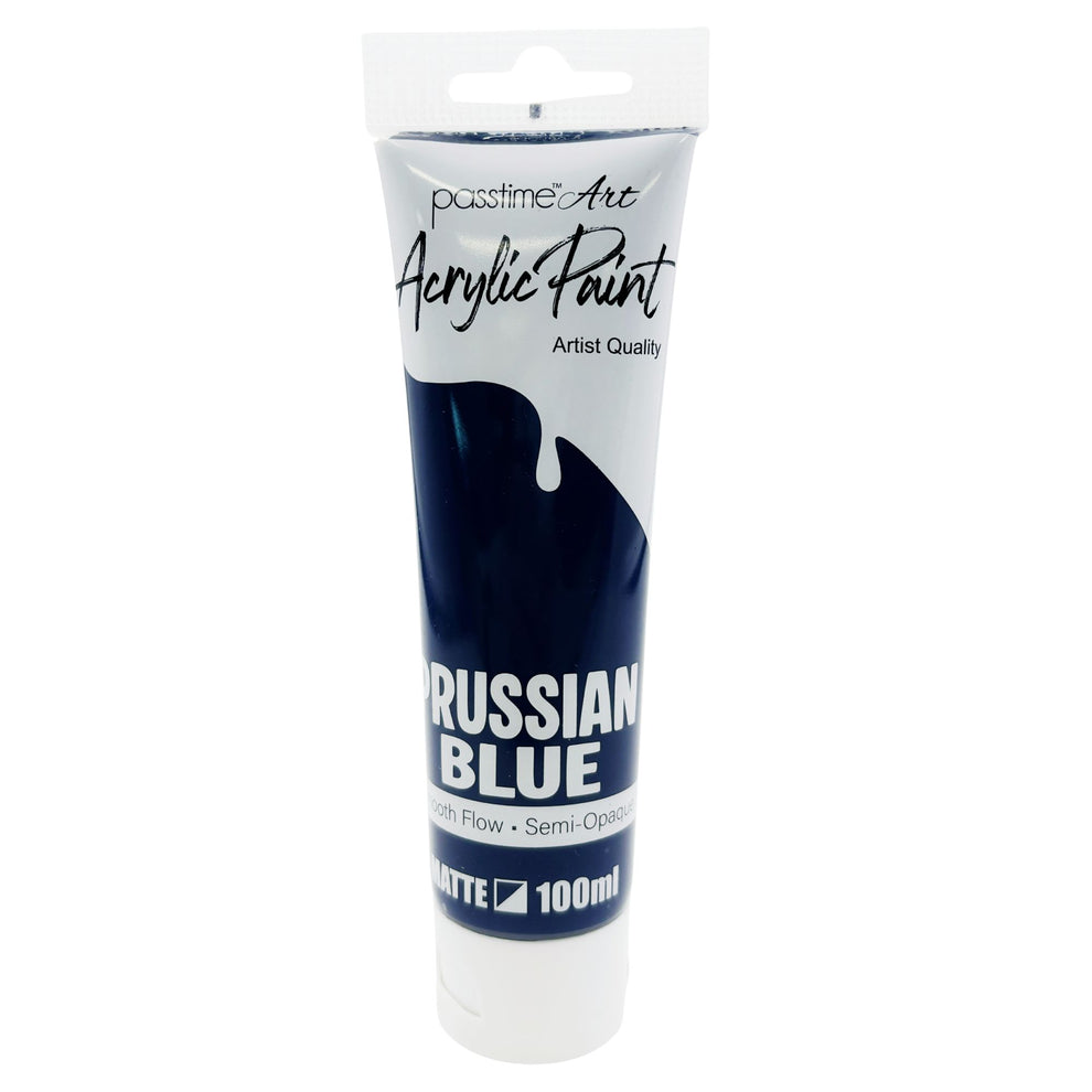 Acrylic Paint 100ml - Prussian Blue – Passtime Crafts