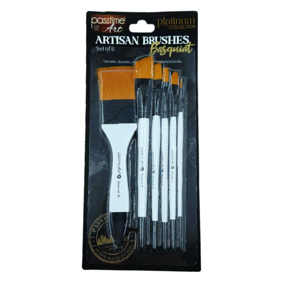 Artisan Taklon Brushes - Basquiat – Passtime Crafts