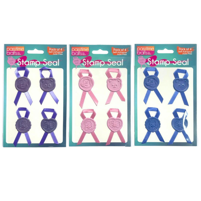 Stamp Seals with Ribbons – Passtime Crafts