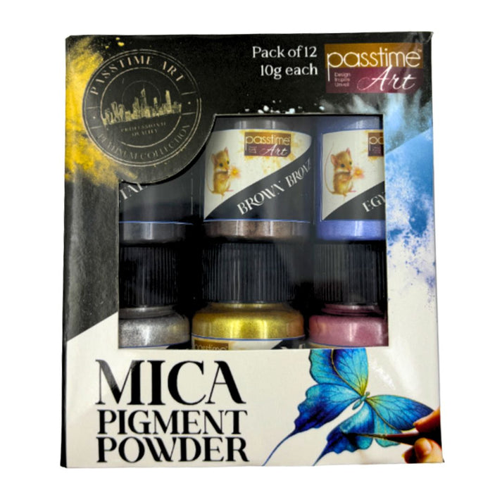 Mica Pigment Powders Set of 12 – Passtime Crafts