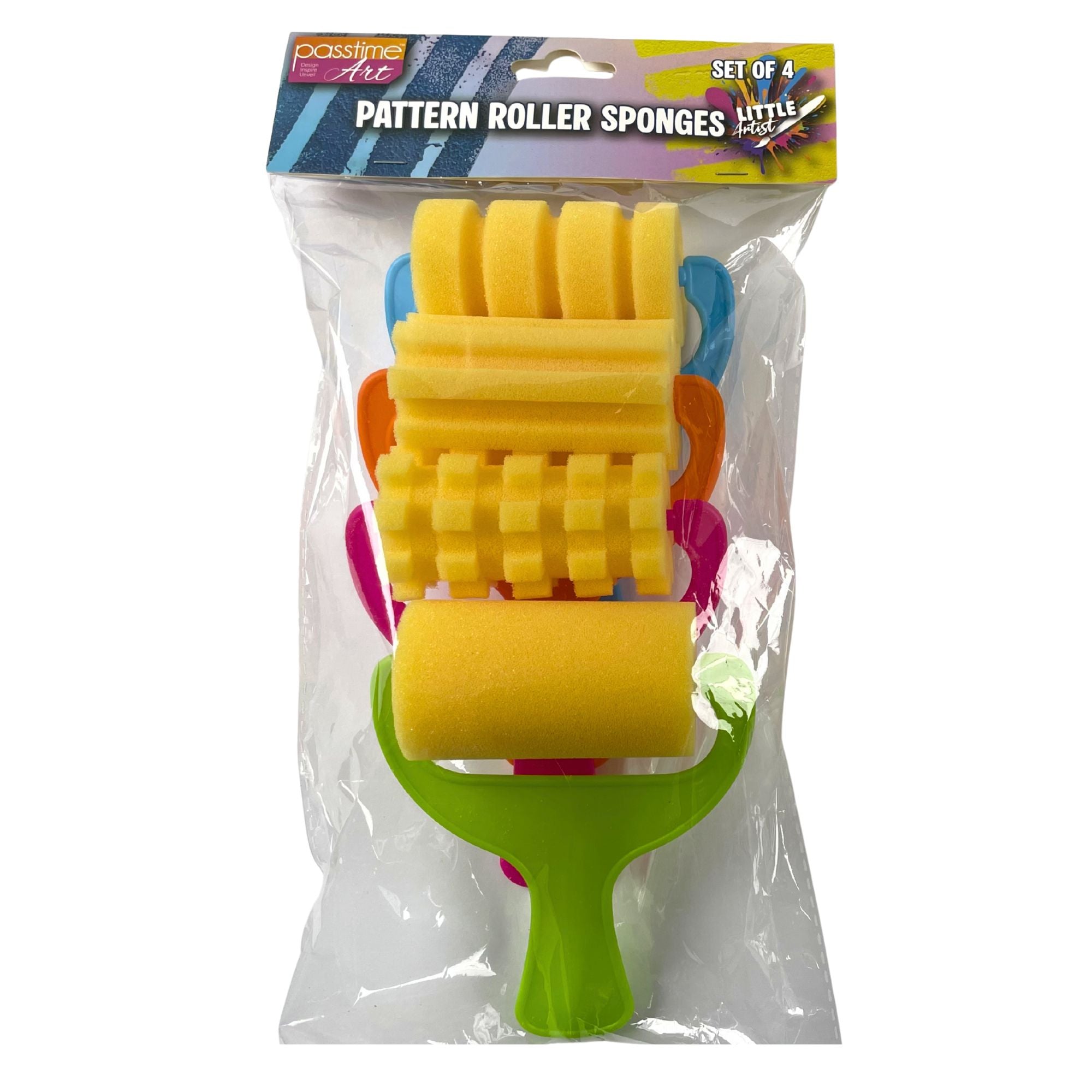 Pattern Roller Sponges - Pack of 4 – Passtime Crafts