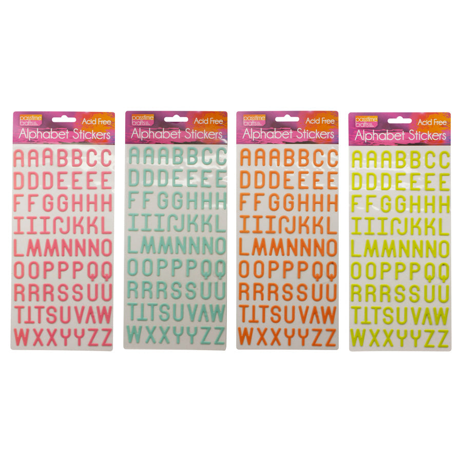 Puffy Alpha Stickers 24cm – Passtime Crafts